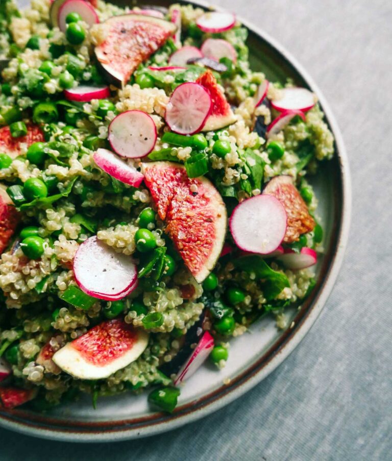 Salat med figner – Frisk figensalat med quinoa og dressing