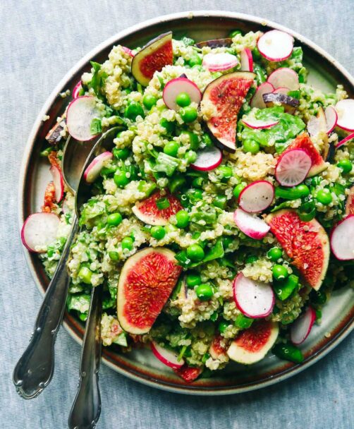 Salat med figner – Frisk figensalat med quinoa og dressing