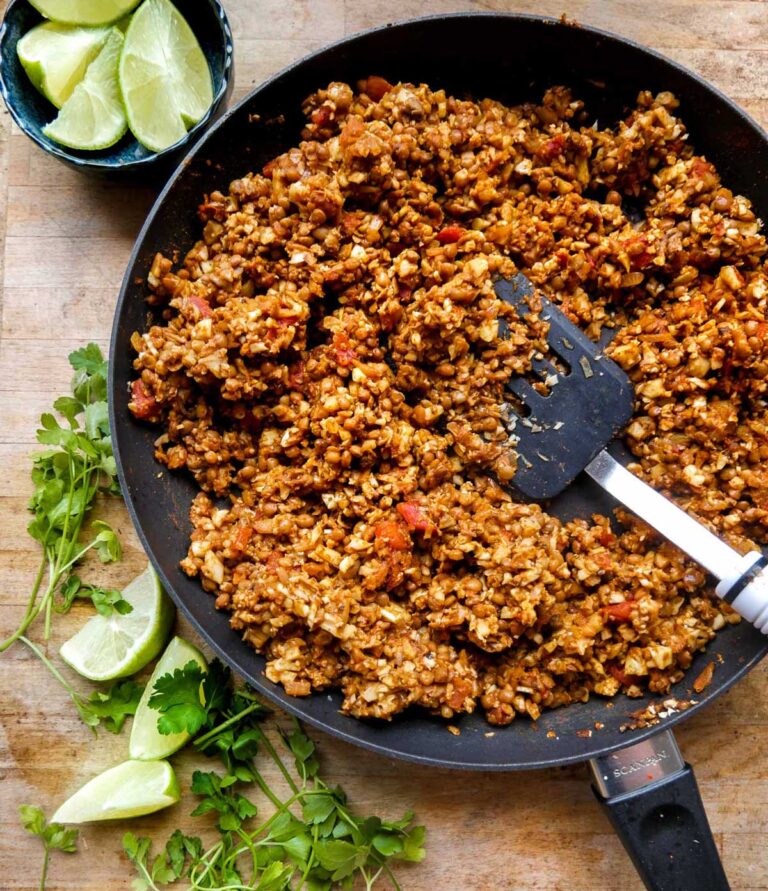 Vegansk taco fyld – Opskrift på tortilla fyld uden kød på 30 min