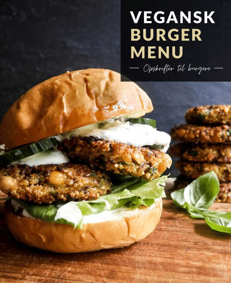 Vegansk burger – 12 opskrifter og inspiration til ALT du skal bruge